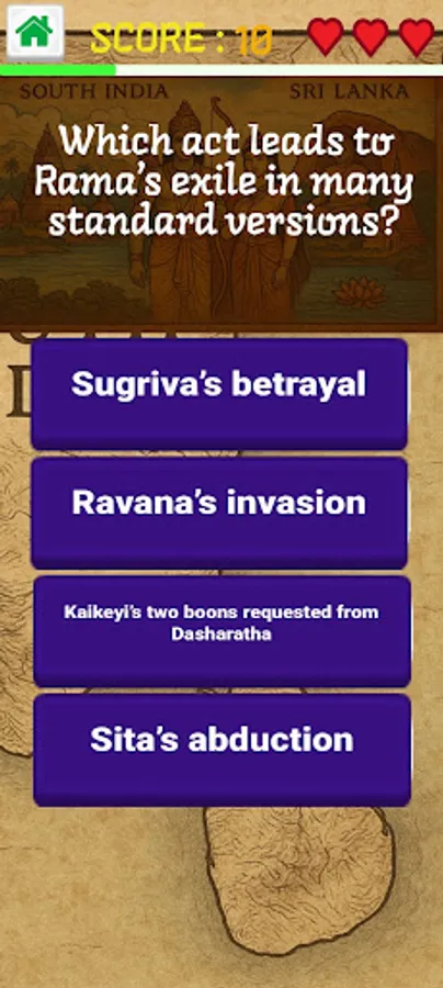 Ramayana Quiz for Android (Google Play)