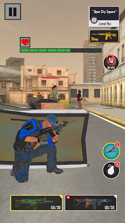 Police Agent Gun Shooting for Android (Google Play)
