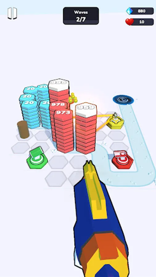 Hex Shooter: FPS Defense for Android (Google Play)