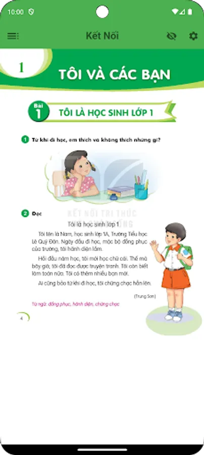 Tiếng Việt 1 Kết Nối tập 1+2 APK for Android Download