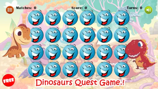 Little Dinosaur Quest - Match Games Free For Kids for iOS (iPhone/iPad)